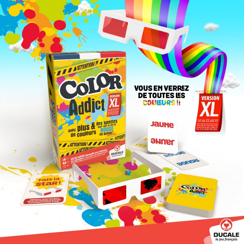 Nos jeux de rapidité Color Addict XL et HOPTiK - Cartamundi France